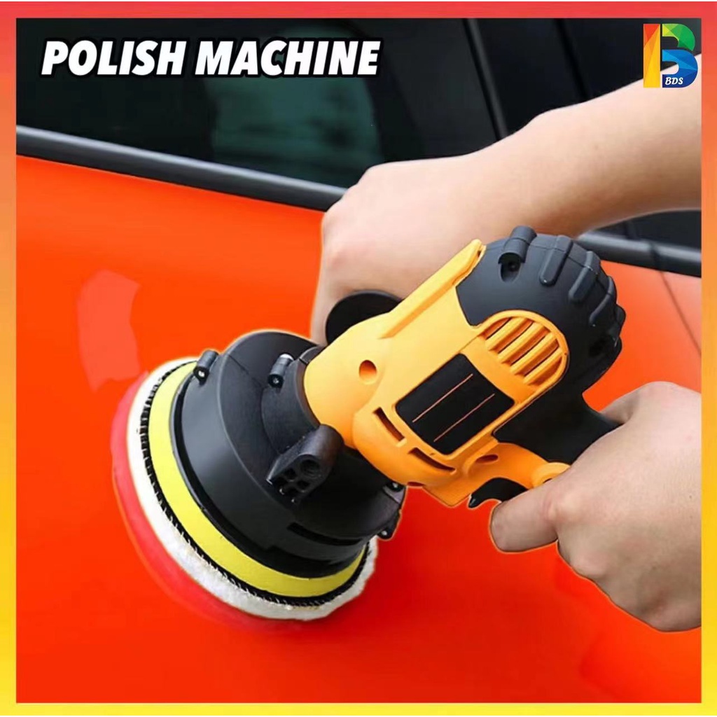 800W POLISH MACHINE 125mm Car Polisher Machine Buffer Sander Waxing ...