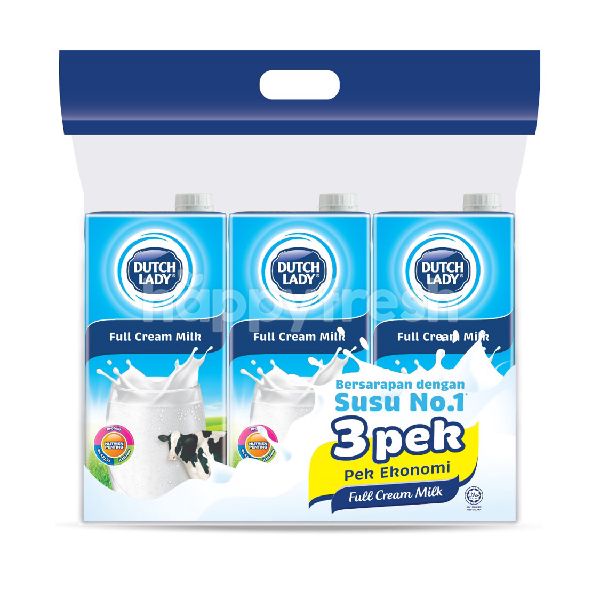 Dutch Lady BANANA/FULL CREAM/LOW FAT/KURMA/CHOCOLATE MILK 1 liter Susu ...