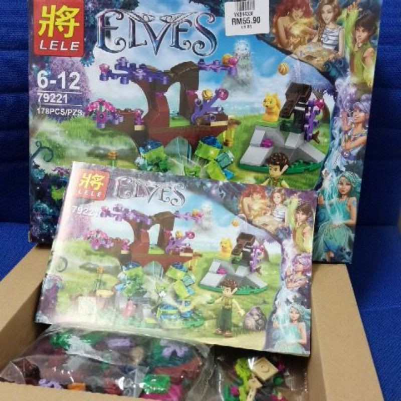 Toddler Toys Elves 178pcs Lego | Shopee Malaysia