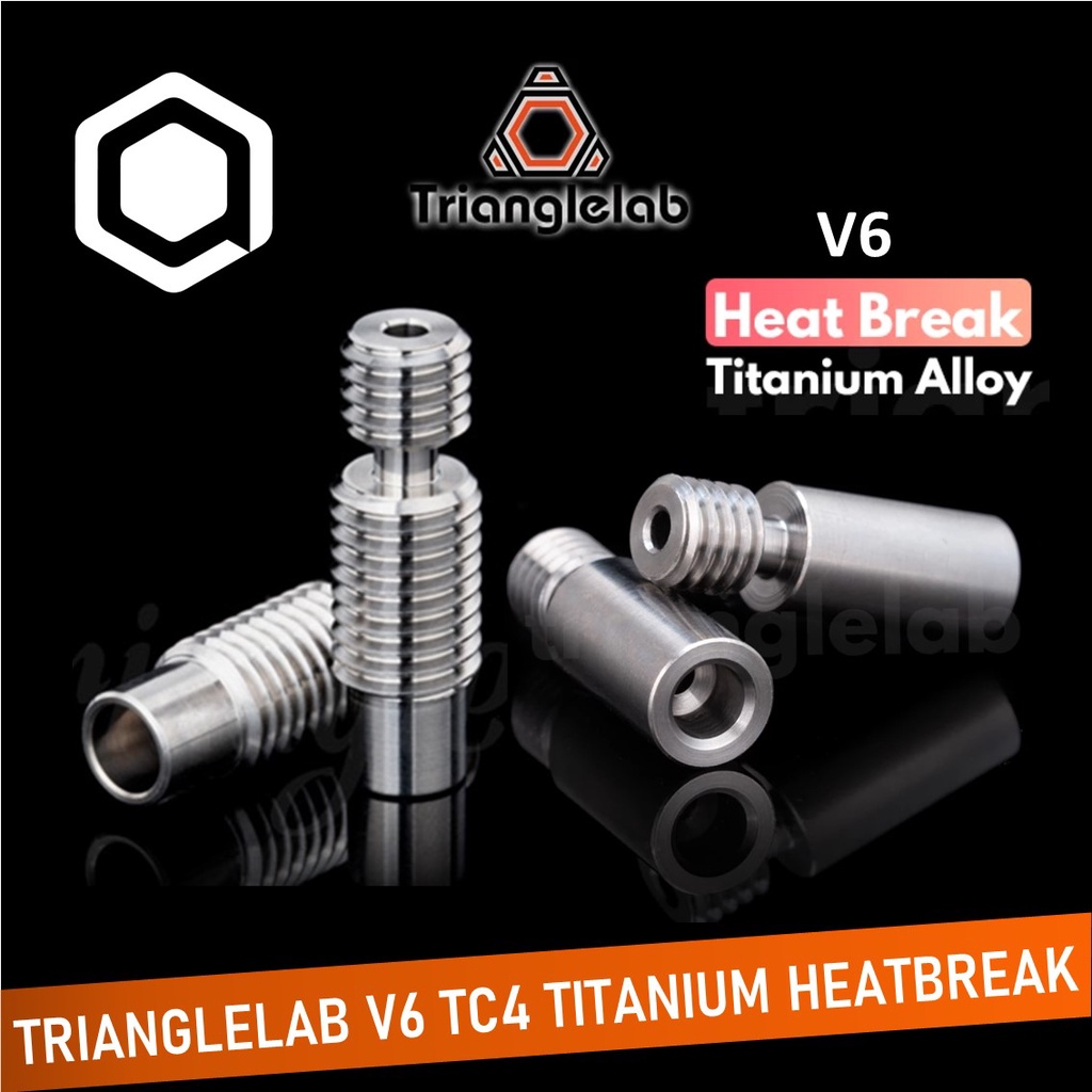 TC4 Titanium Alloy All-Metal Heat Break V6/Kraken Throat - FDM 3D ...