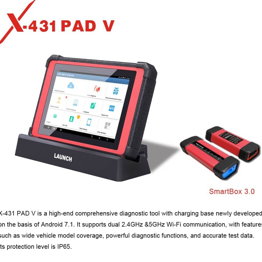Launch X431 Pad V With Programming & Encoding Function | Shopee Malaysia