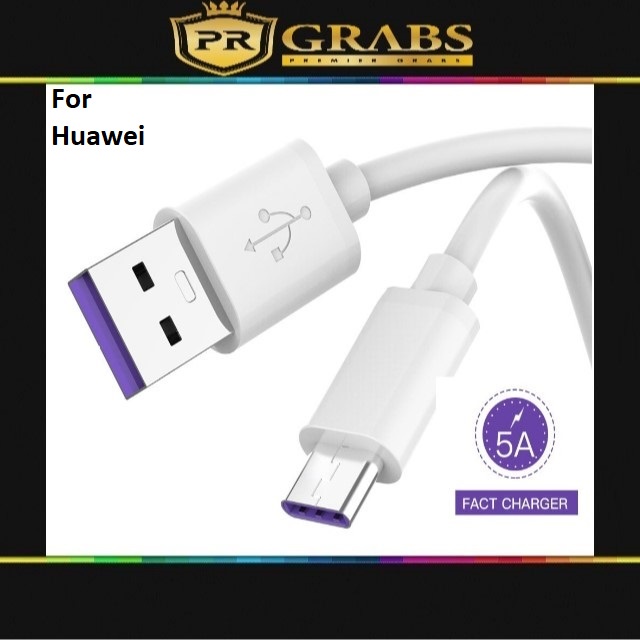 Original 5A Cable For HuaWei USB-C 5A Super Charge Type C Type-C ...
