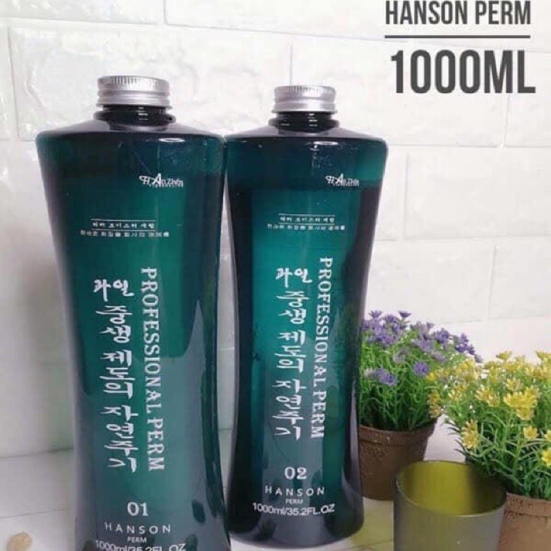 HANSON Korea Cold Perm Lotion 1000ml x2 | Shopee Malaysia