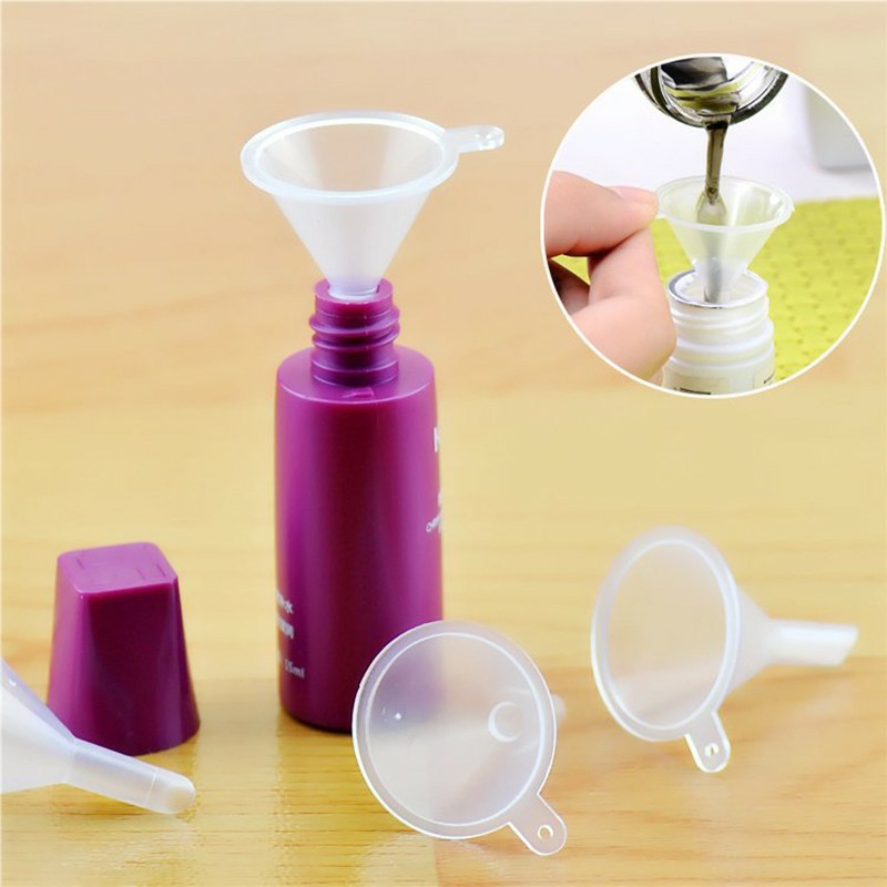 Plastic mini funnel or Gold metal mini funnel for essential oil bottle ...