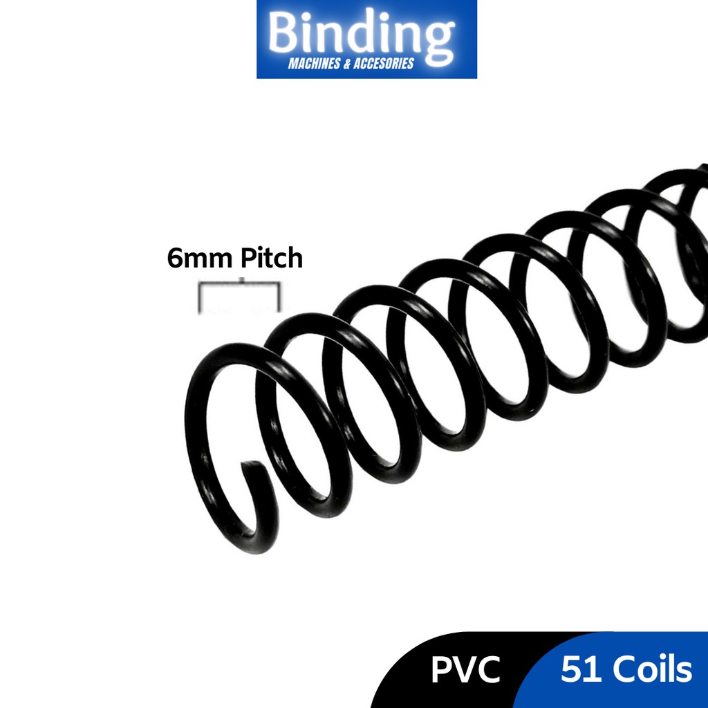 PVC Spiral Binding Coils / PVC spiral Coils A4 Size For Book Binding ...