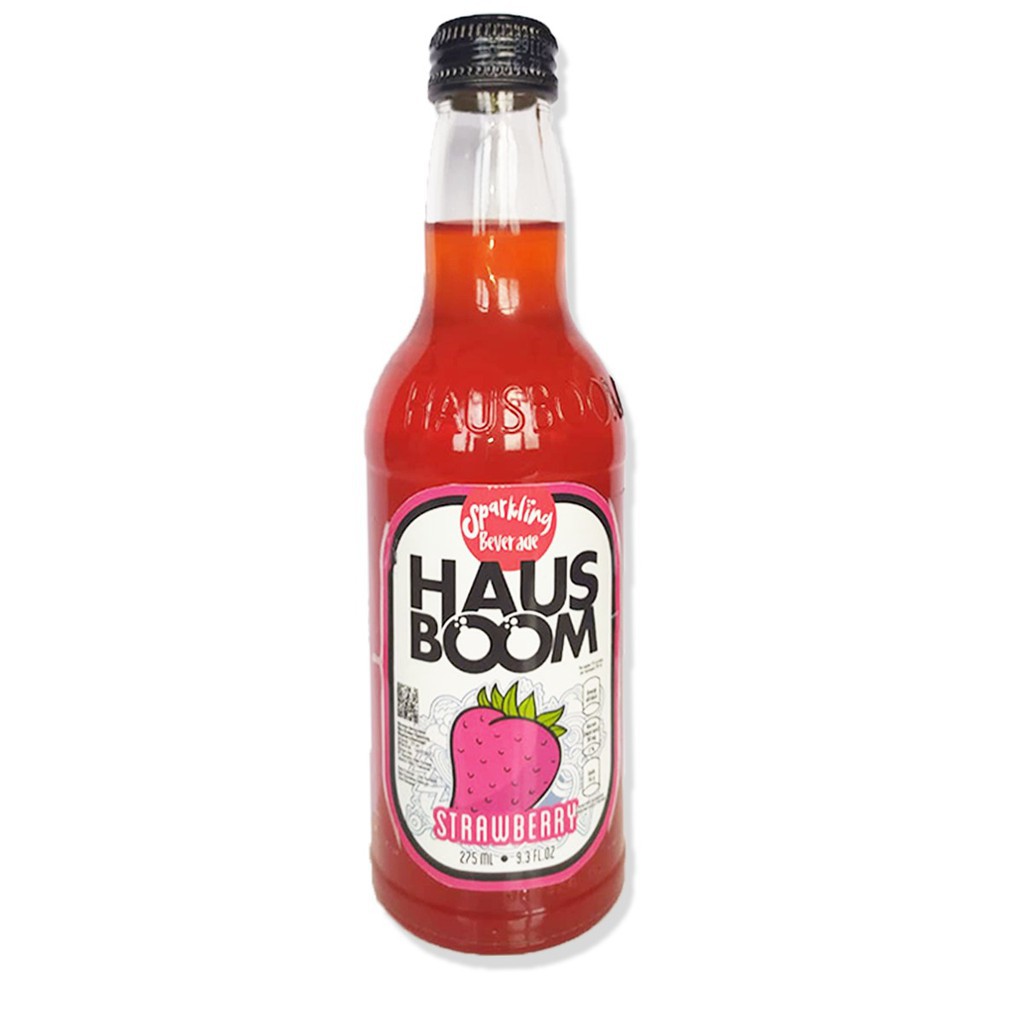 Hausboom Sparkling Strawberry Real Juice 275ml | Shopee Malaysia