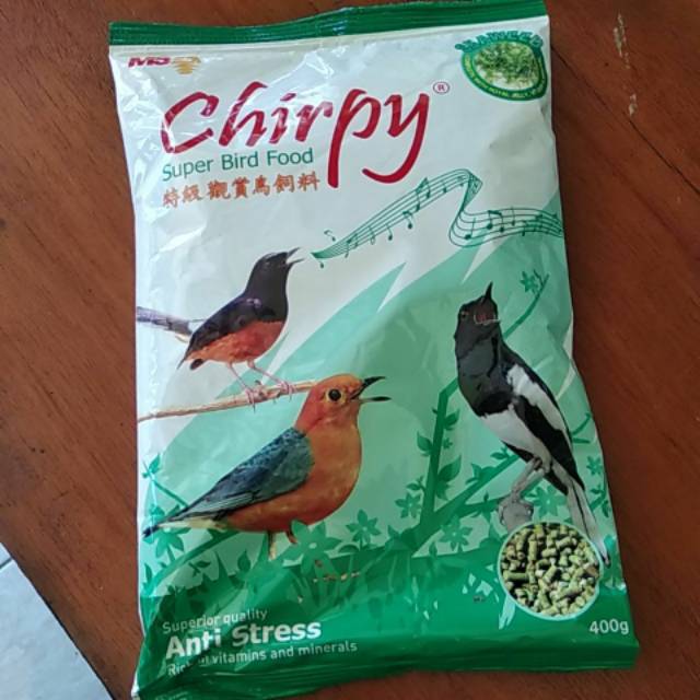Chirpy Green Super Bird Food 3in1 400g (seaweed) | Shopee Malaysia