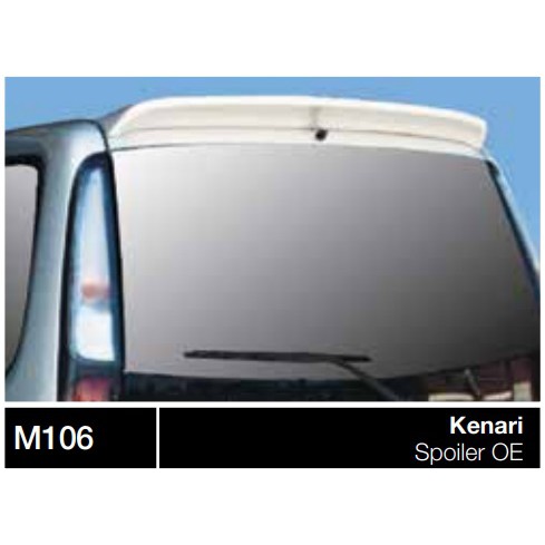 Perodua Kenari rear boot trunk roof ducktail lip spoiler wing bodykit ...