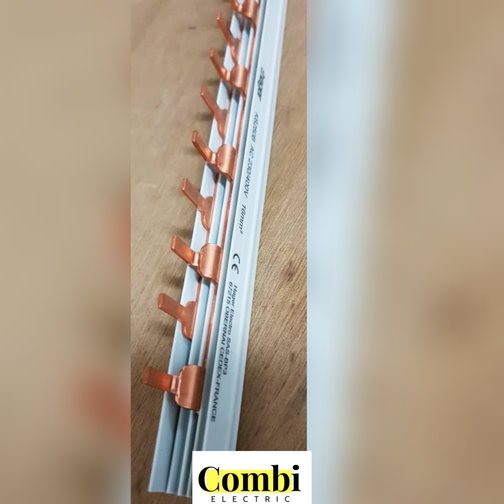 hager Busbar 2P/3P/4P 63A Fork Type Insulated MCB Busbar | Shopee Malaysia