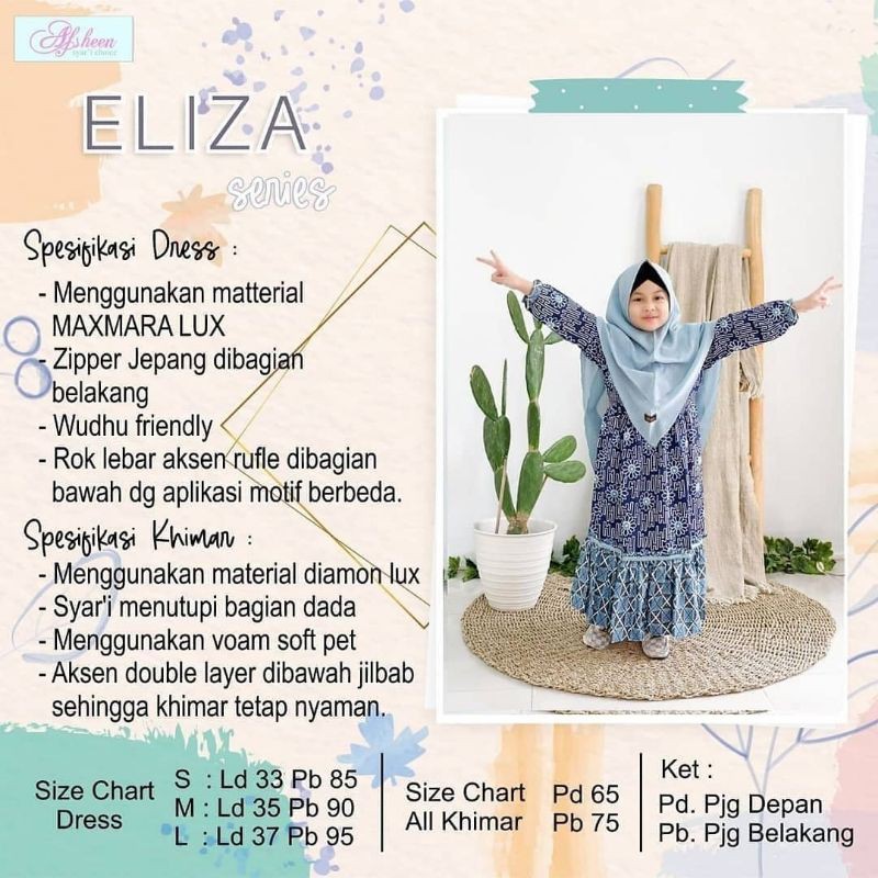 Eliza Robe Set by Afsheen (3-6 Years Old) | Shopee Malaysia