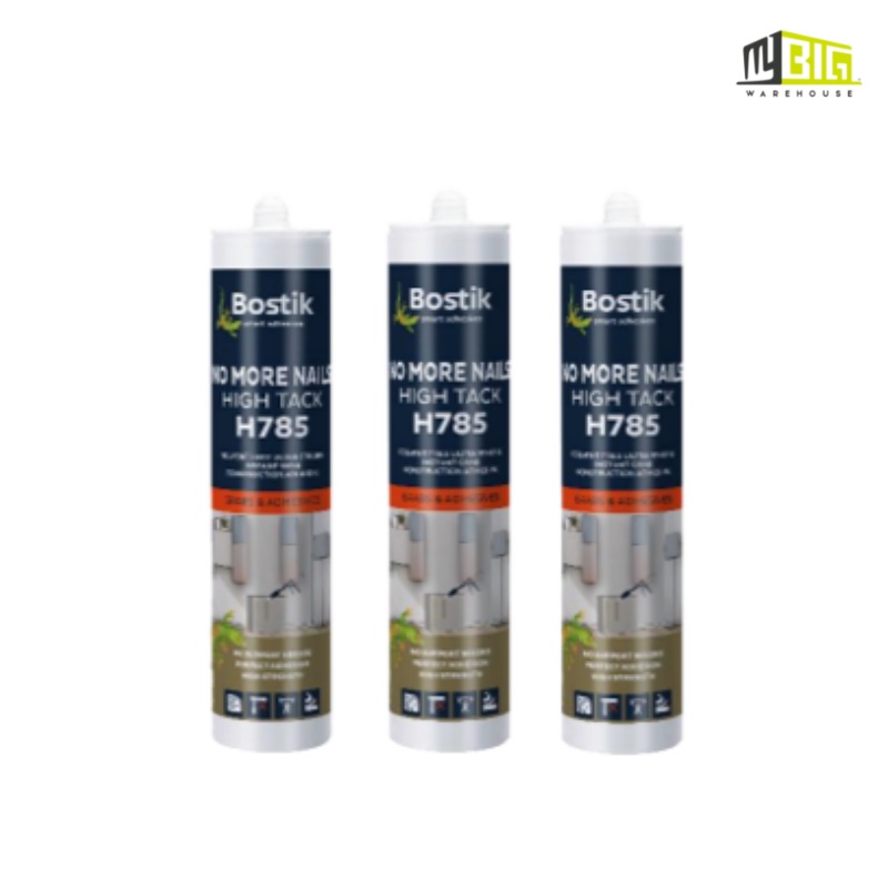 BOSTIK H785 HIGH TACK WHITE CARTRIDGES 290 ML/C12 | Shopee Malaysia
