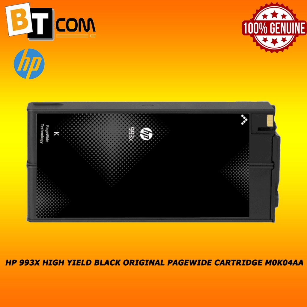 HP 993X High Yield Black Original PageWide Cartridge M0K04AA | Shopee Malaysia