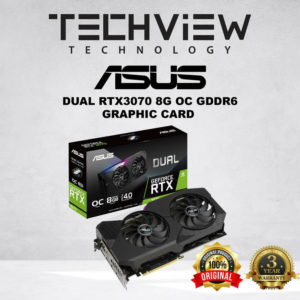 ASUS Dual GeForce RTX 3070 OC Edition [8GB / GDDR6] (DUAL-RTX3070-O8G ...