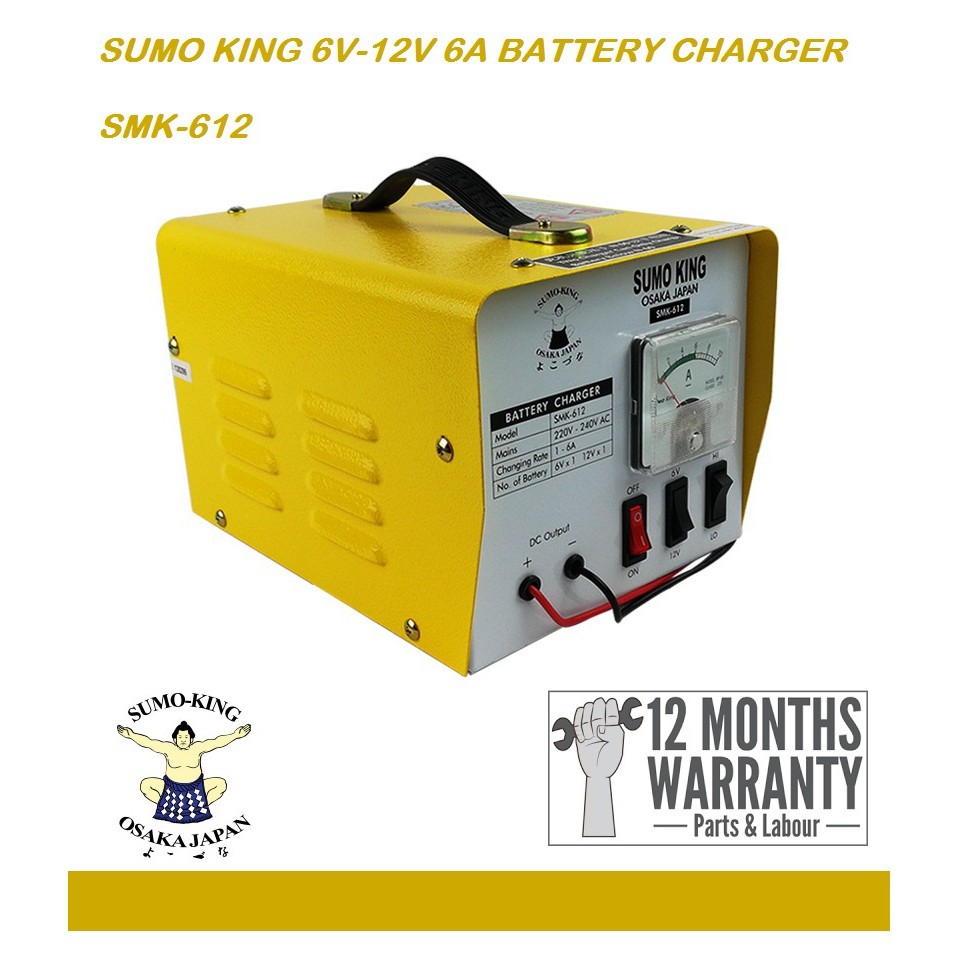 Sumo King 6V-12V 6A Automotive Battery Charger SMK6-12 | Shopee Malaysia