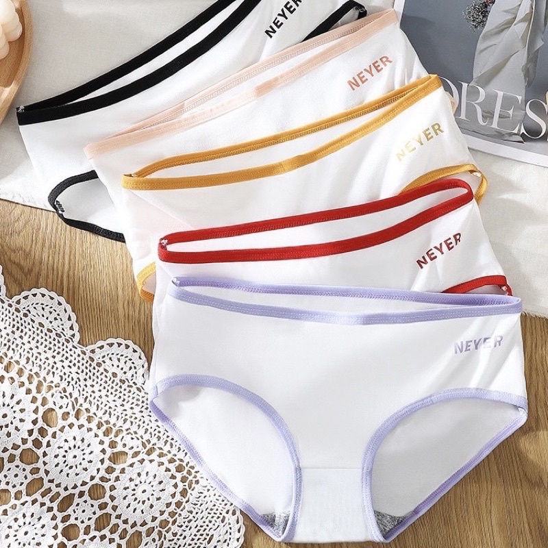 Cotton Underwear With Many Colors Elastic Borders | Shopee Malaysia