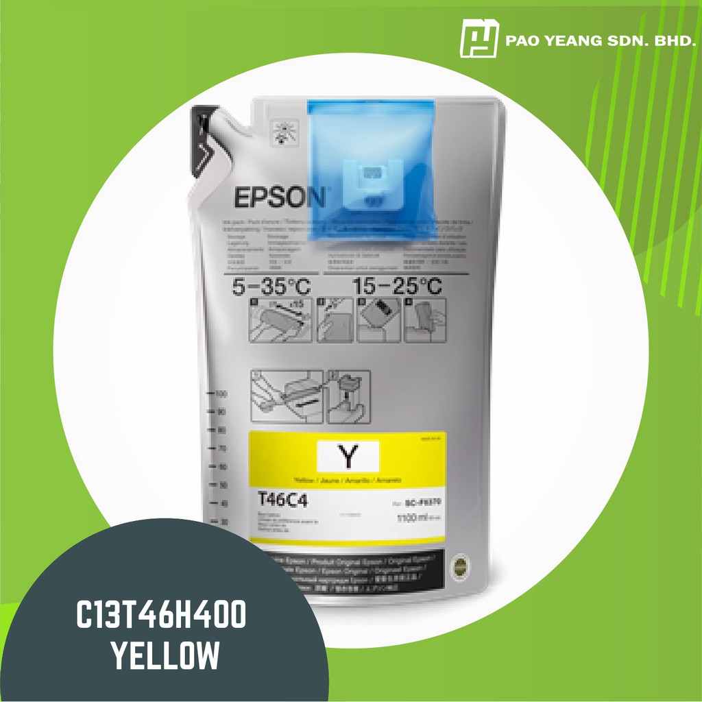 Original Epson SureColor F Series Dye-Sublimation Ink 1.1 Litre Pack ...