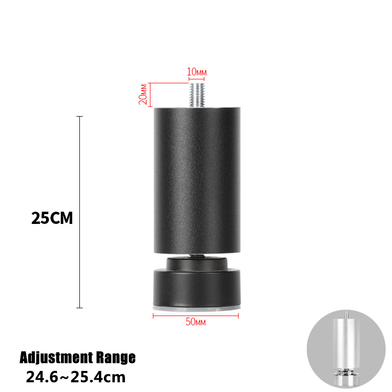 Nobao M10 Adjustable Furniture Leg Aluminum Sofa Leg Furniture Sofa Leveling Raised Feet Washing ...