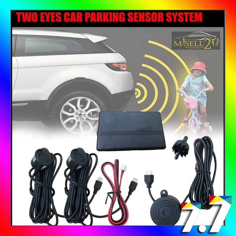 2 Eyes Car Parking Reverse Sensor System | Shopee Malaysia