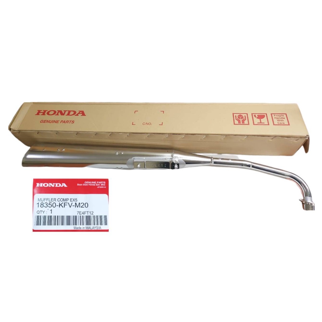 100% Original Honda EX5 Dream / EX5Dream Muffler Exhaust Ekzos Pipe ...