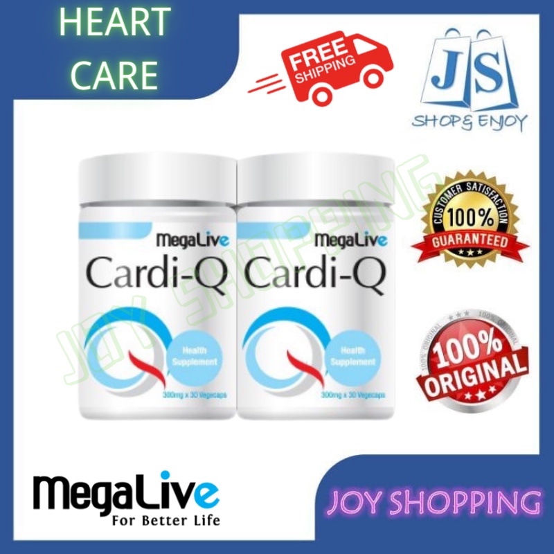 [FREE SHIPPING] Megalive CARDI-Q (30's x 2) EXP: 01/2026 [FREE MYSTERY ...