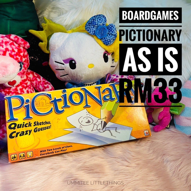 Pictionary Board games (Preloved) | Shopee Malaysia