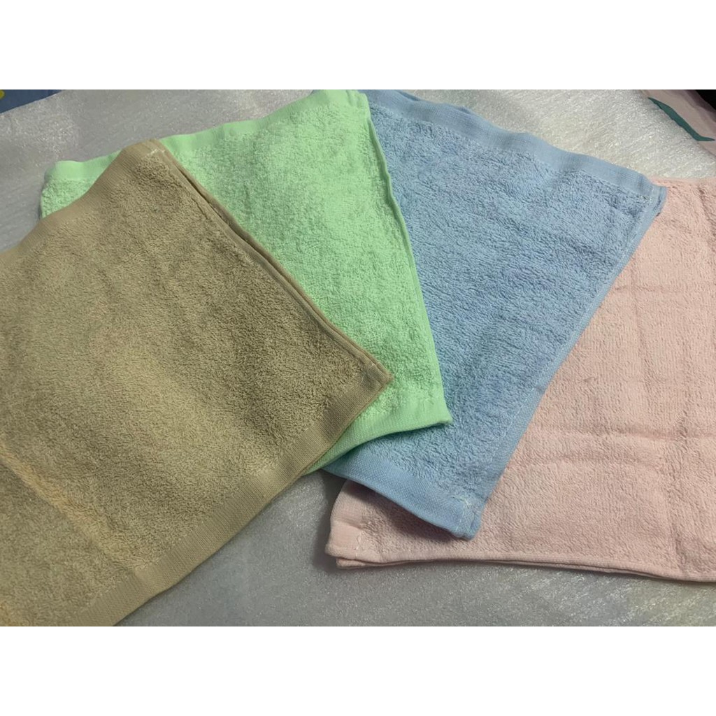 [Ready Stock] Face Towel/Tuala muka 4 segi 100% cotton Size 28cm x 28cm ...