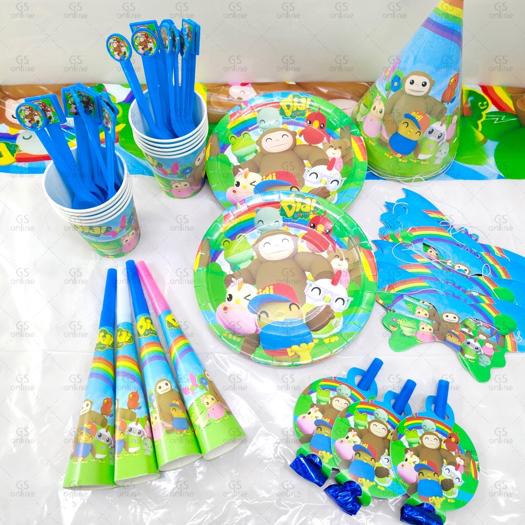 Ready Stock Didi & Friend Theme Birthday Party Decoration Set ...