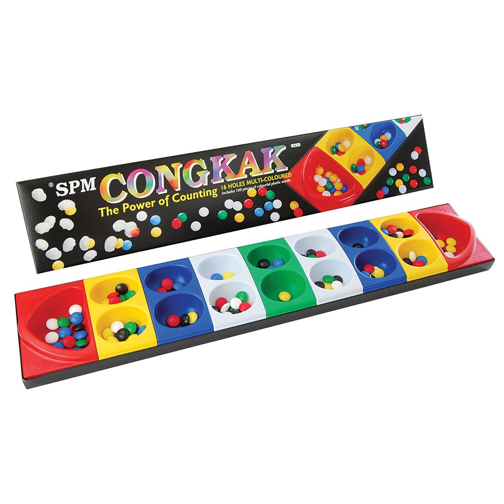 Congkak - 16 Holes Multi Colour (SPM107) | Shopee Malaysia