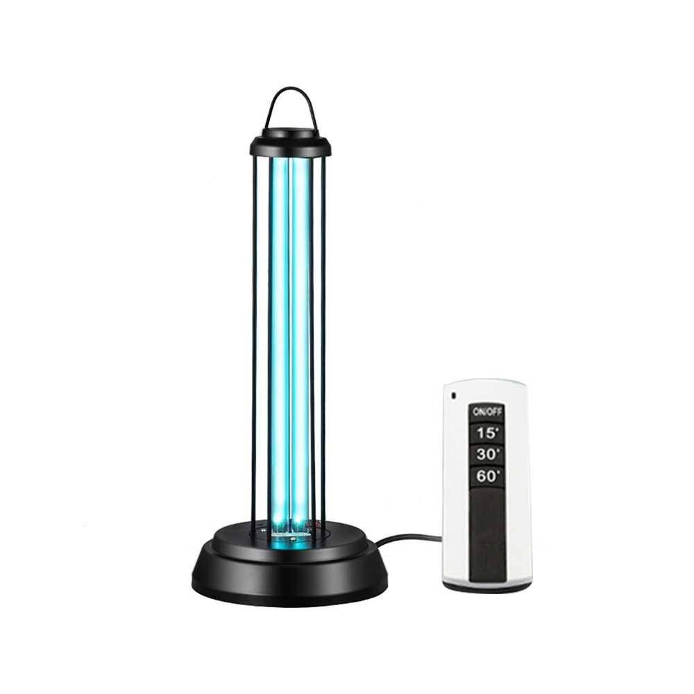 38W UV Light Adjustable Working Time Dual Lamps Ultraviolet Light ...