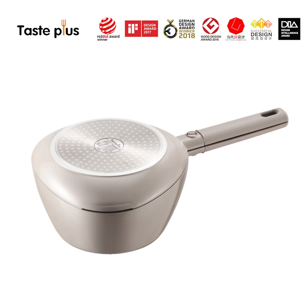 [Taste Plus] MOTOEI Swiss ILAG® XERADUR 2 Ceramic non-stick 2 in 1 Triangle Pan and Stock Pot ...