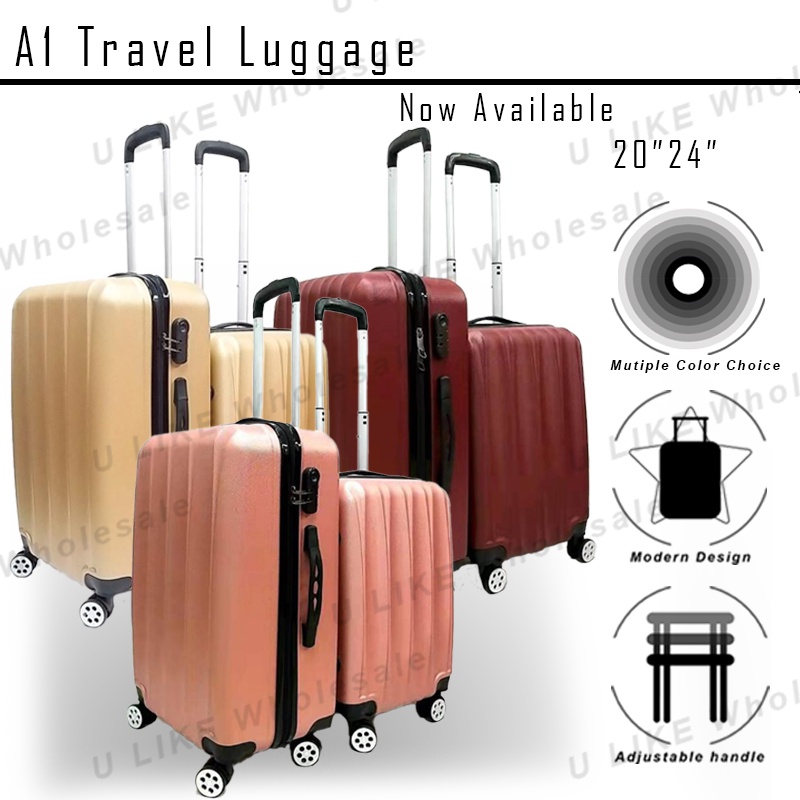 A1 New design abs Material good quality Travel Luggage 20inch 24inch ...