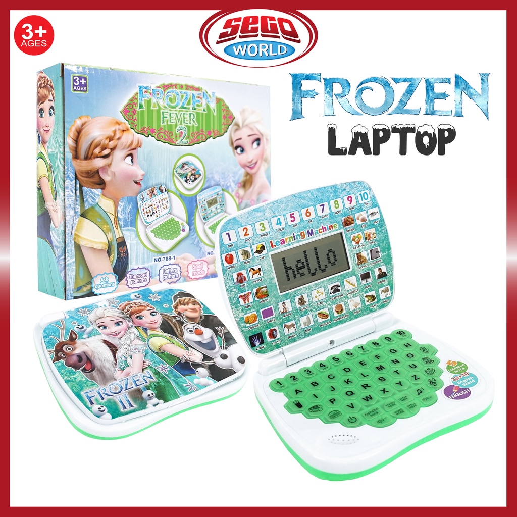 Laptop Mainan Laptop Budak Kids Early Learning English Laptop Computer ...
