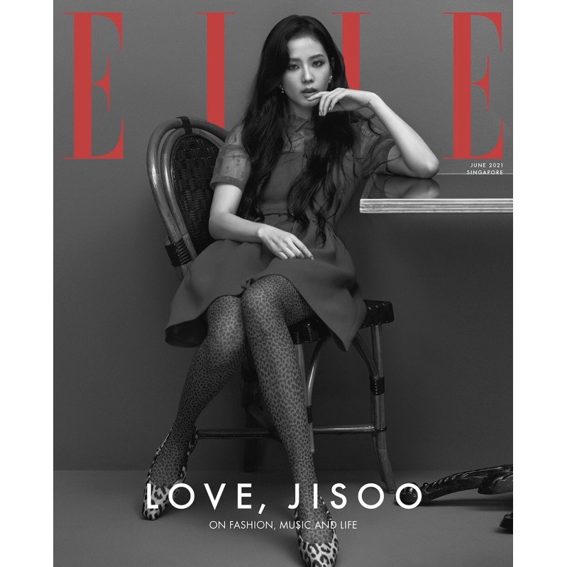 JISOO ELLE SINGAPORE MAGAZINE | Shopee Malaysia