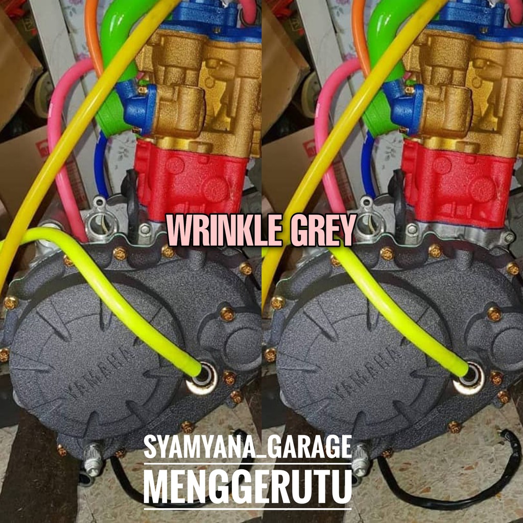 Spray tin Cat Menggerutu Grey / Wrinkle Paint Grey | Shopee Malaysia