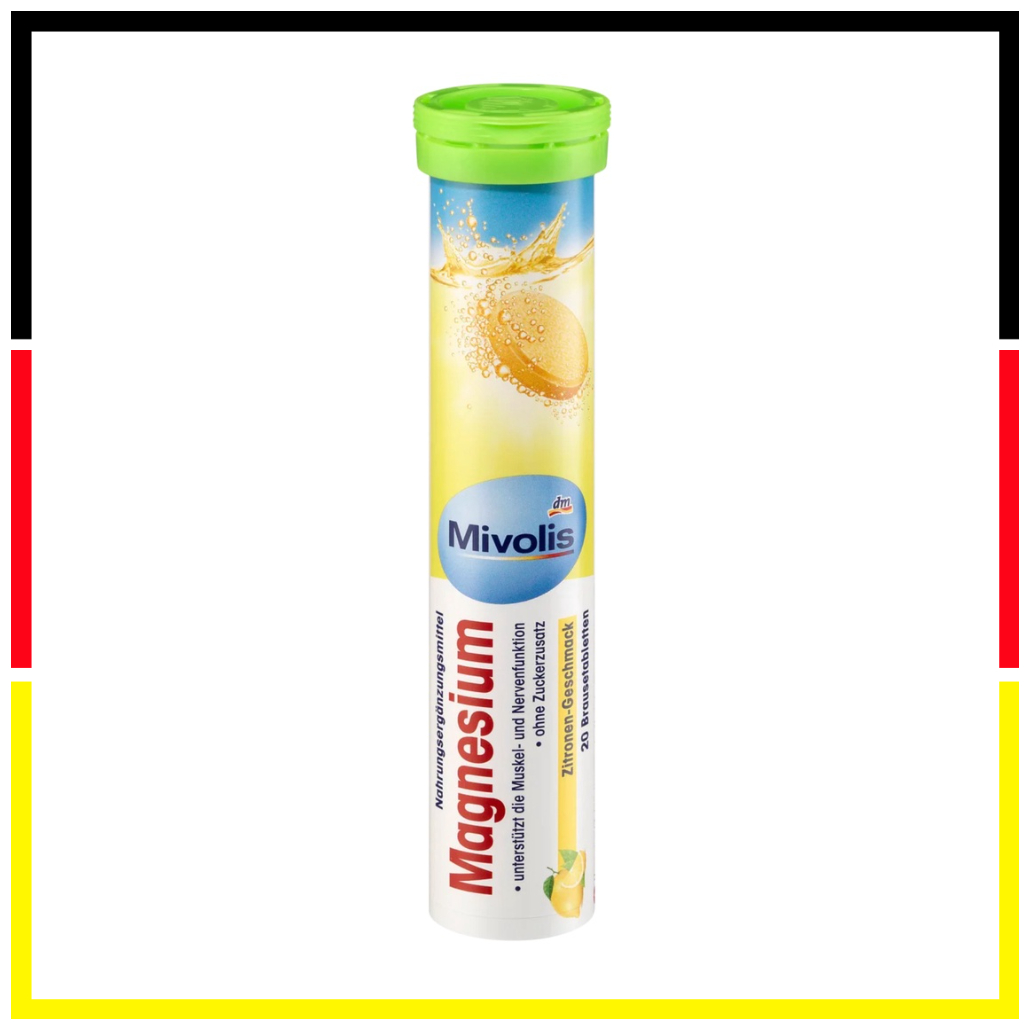 Germany dm Mivolis Magnesium effervescent tablets 20 pcs., 82 g ...