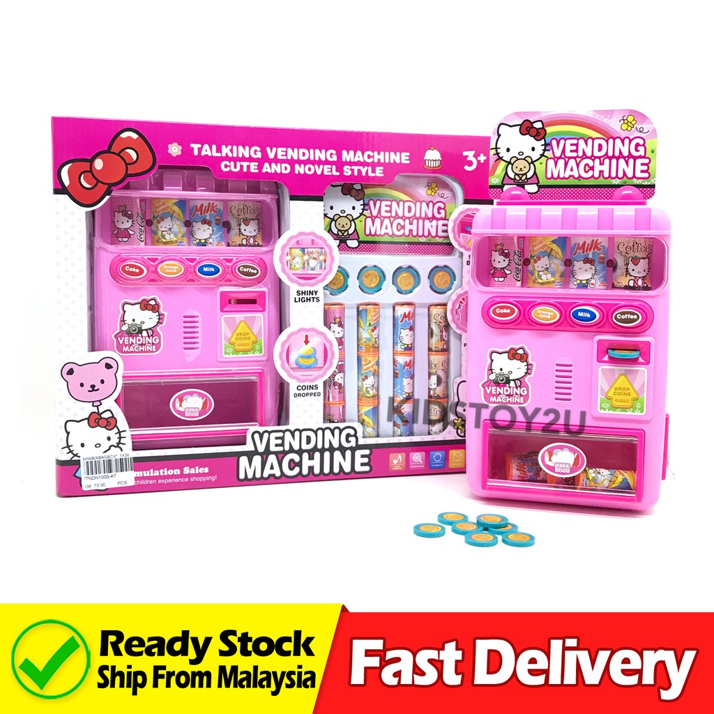 Vending Machine Pretend Play Toys with Sound & Lighting Effect | Shopee ...