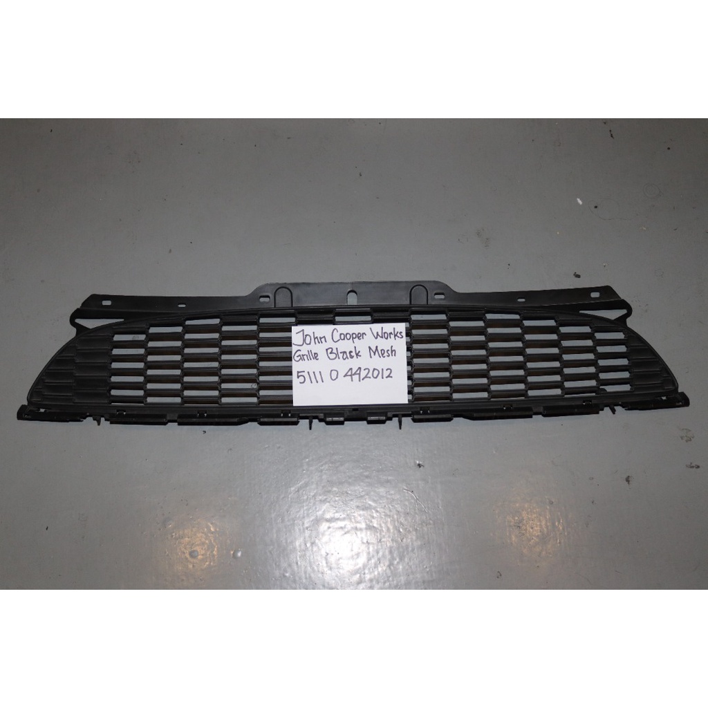 MINI R55 R56 R57 John Cooper Works Air Inlet Upper Grille Black Mesh ...