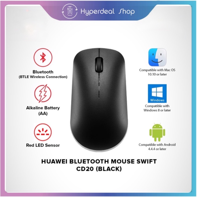 Huawei wireless bluetooth mouse AF30 /Huawei Mouse CD20 | Shopee Malaysia