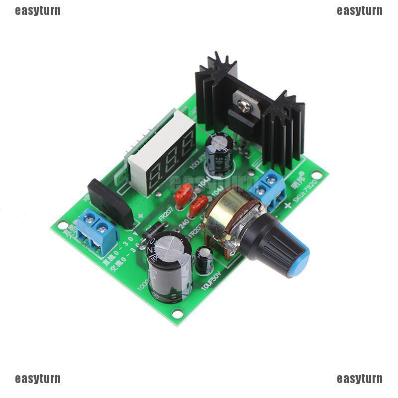 LED display lm317 adjustable voltage regulator step-down module ac/dc 2a | Shopee Malaysia