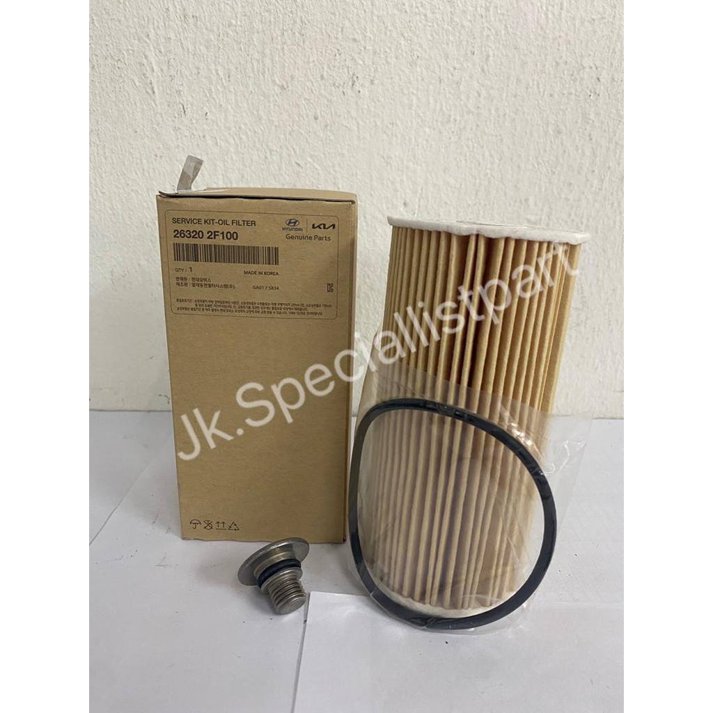 ENGINE OIL FILTER GENUINE PART (ORIGINAL) [ 26320-2F100 ] HYUNDAI ...