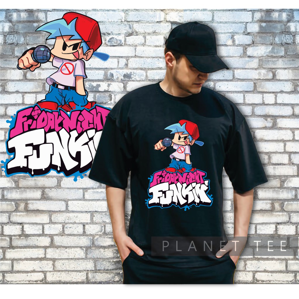 [Msia] Gamers FRIDAY NIGHT FUNKIN Cotton T-Shirt Streetstyle Baju ...