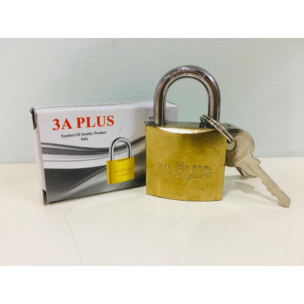 3A PadLock with 3 keys - 32mm, 38mm & 50mm | Shopee Malaysia