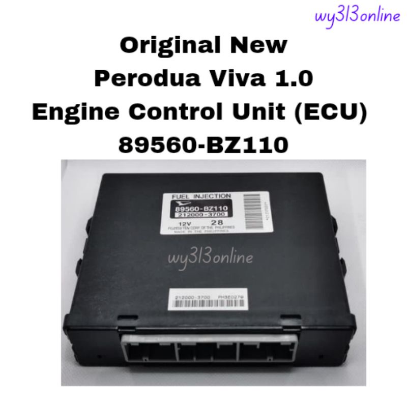 Original Perodua Viva 1.0 Engine Control Unit (ECU) 89560-BZ110 ...