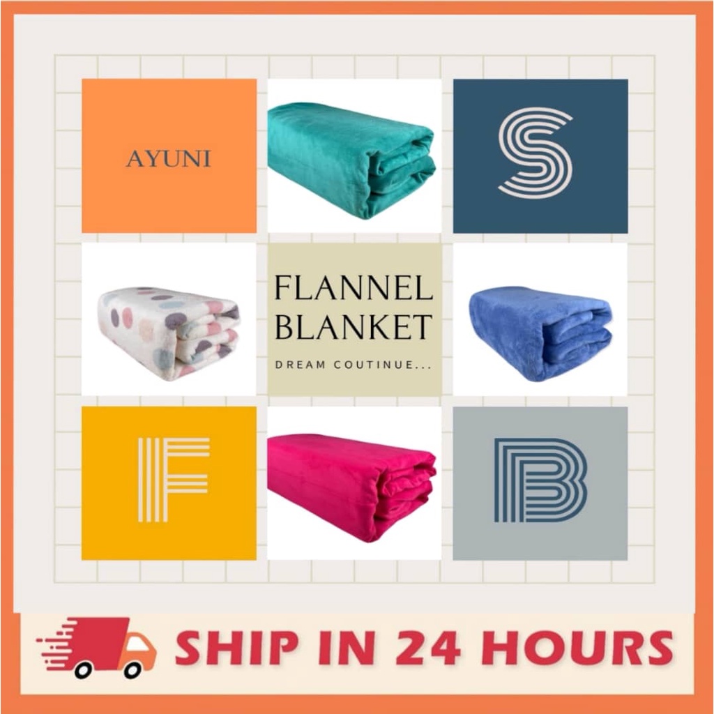 Flannel Blanket / Selimut Gebu Cadar Baldu Queen Size 180cm x 205cm ...