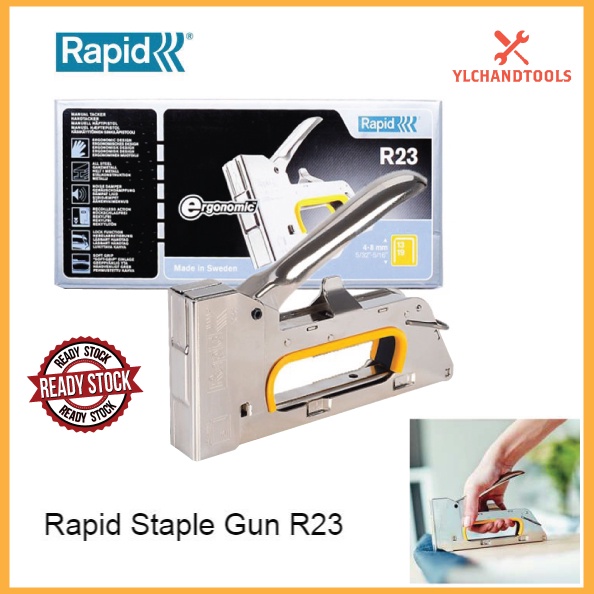 [READY STOCK] RP23-RAPID Hand Stapler Gun Manual Tacker Staple Rapid ...