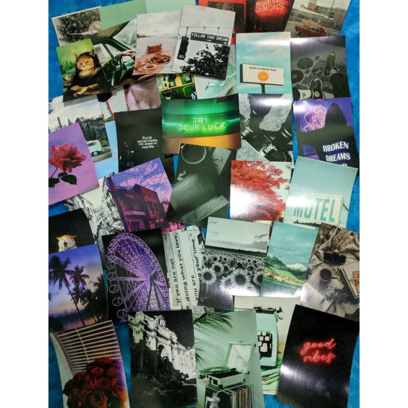 [12PCS] Cool Aesthetic Posters - A5/A4 Thick wall posters | Shopee Malaysia