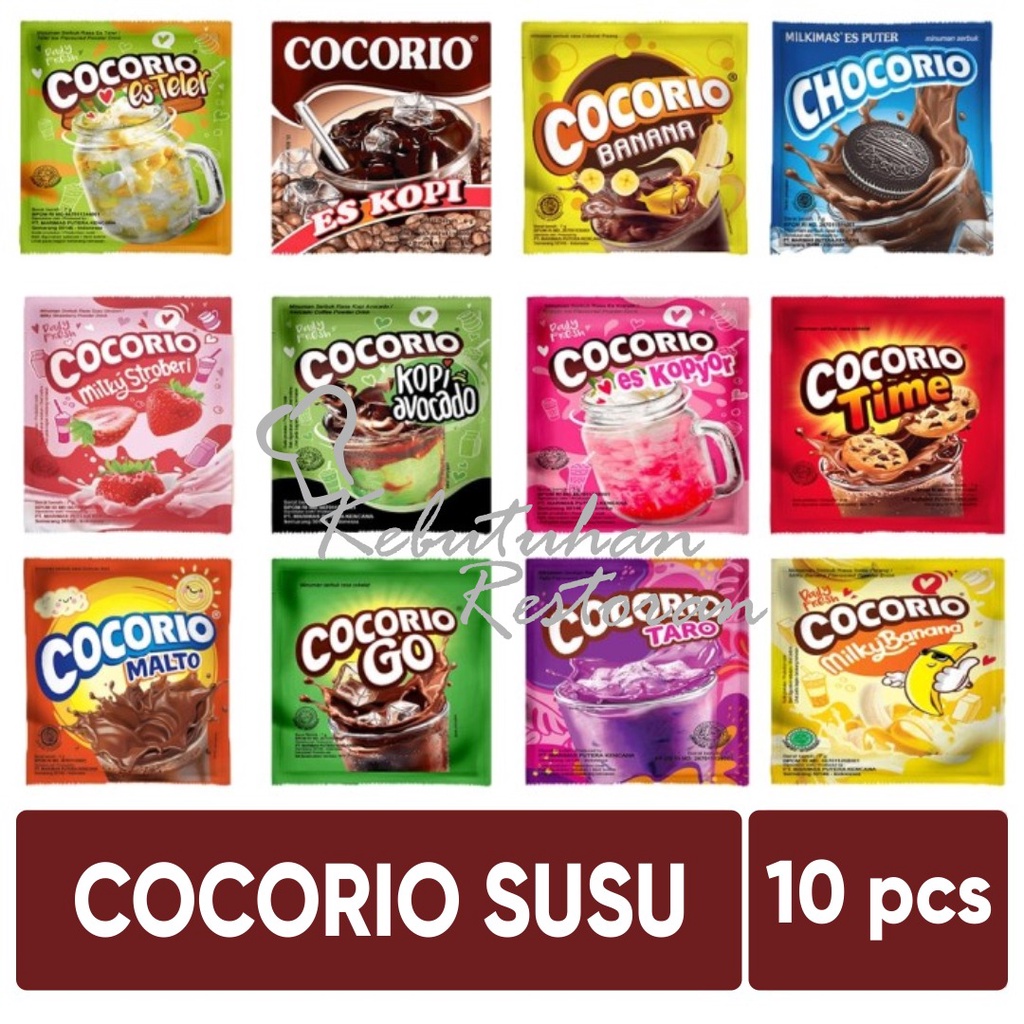 Cocorio / Instant Drink Various Flavors (1 Renceng = 10Sachets) | Shopee Malaysia