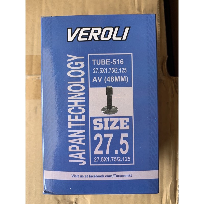 VEROLI BICYCLE INNER TUBE 27.5×1.75/2.125 AV 48mm | Shopee Malaysia