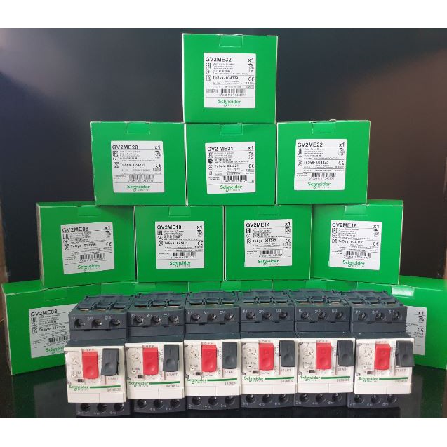 SCHNEIDER GV2 motor circuit breaker mms GV2ME05 GV2ME06 GV2ME07 GV2ME08 ...
