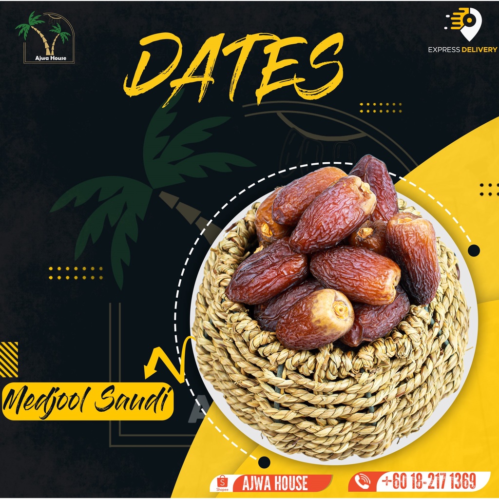Kurma Medjool Jumbo Saudi Arabia | Shopee Malaysia
